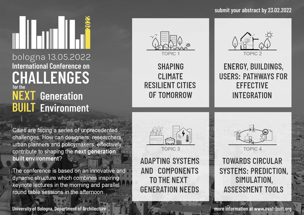 Challenges for the NEXT Generation BUILT Environment — Architecture and ...