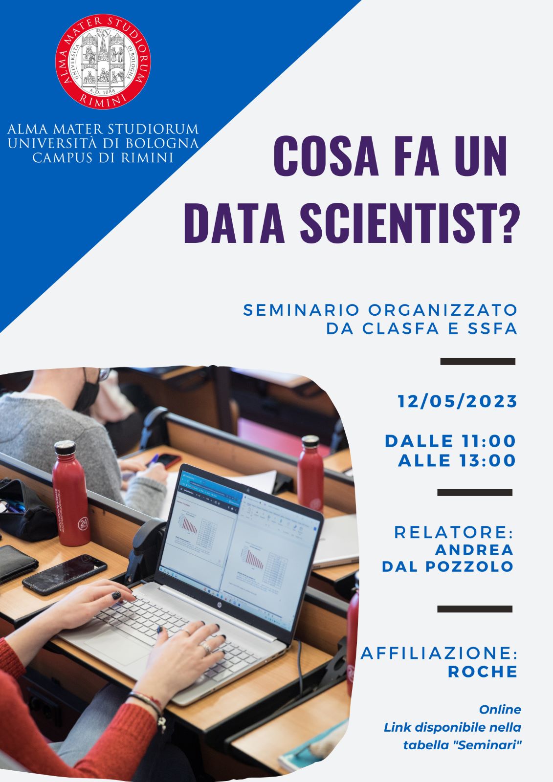 Seminario "Cosa fa un data scientist?" — Scienze statistiche ...